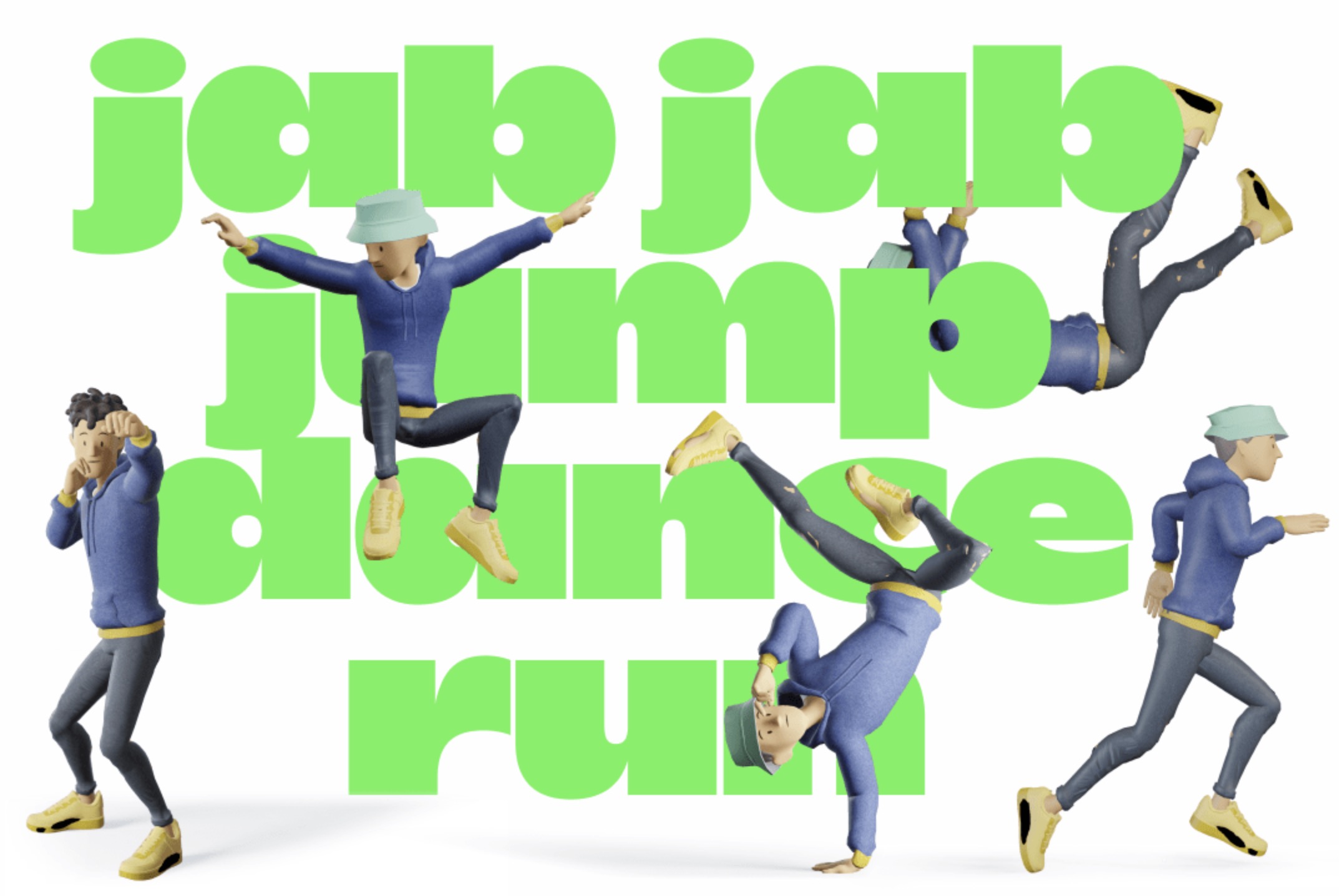 Cartwheel：一个文本转3D动画工具 直接文字生成动态3D角色 – XiaoHu.AI学院